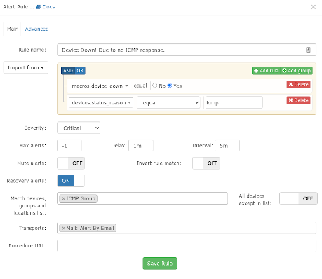 LibreNMS Monitoring Server - Documentation