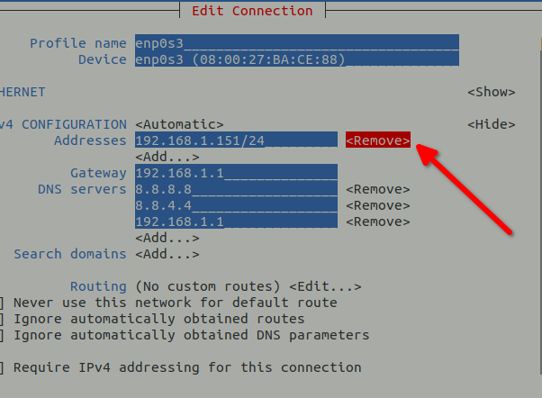 Network Configuration - Documentation